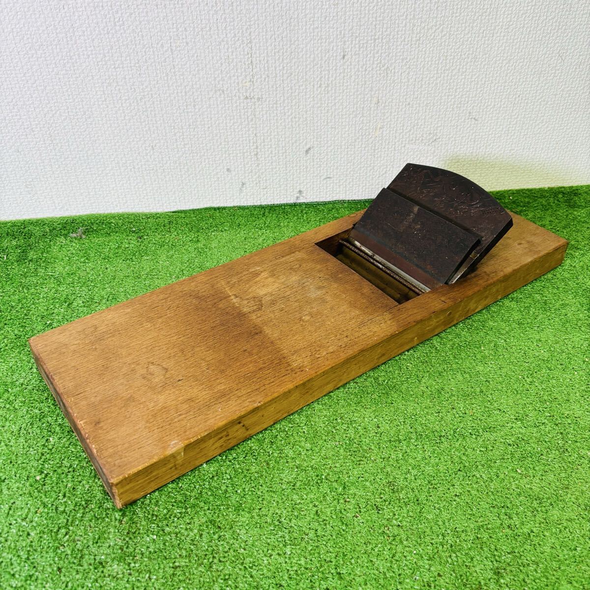 Yahoo!オークション - b645 特大 鉋 カンナ 龍虎 金象嵌 大工道具 古民...