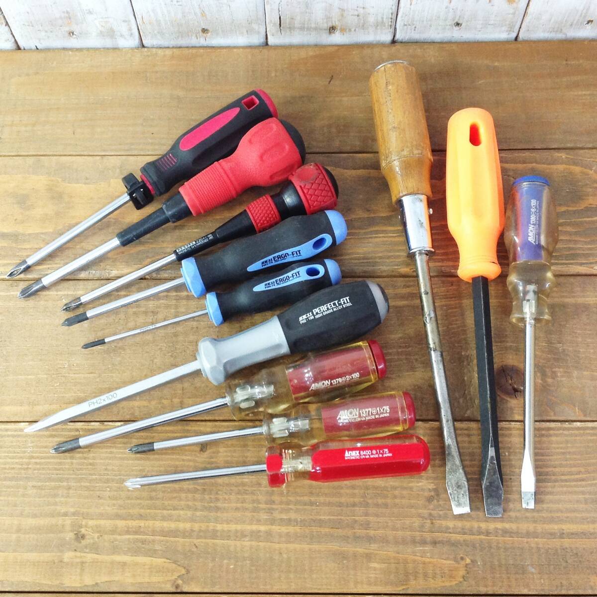 Yahoo!オークション - 【RH-5444】中古品 ANEX SK11等プラスドライバー...