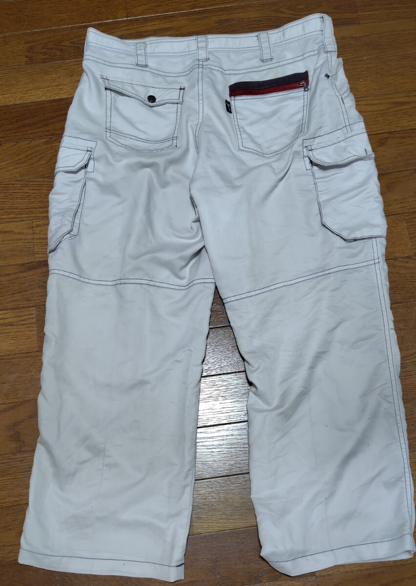 Yahoo!オークション - Jawin 自重堂 カーゴパンツ 春夏 55702 シルバー...