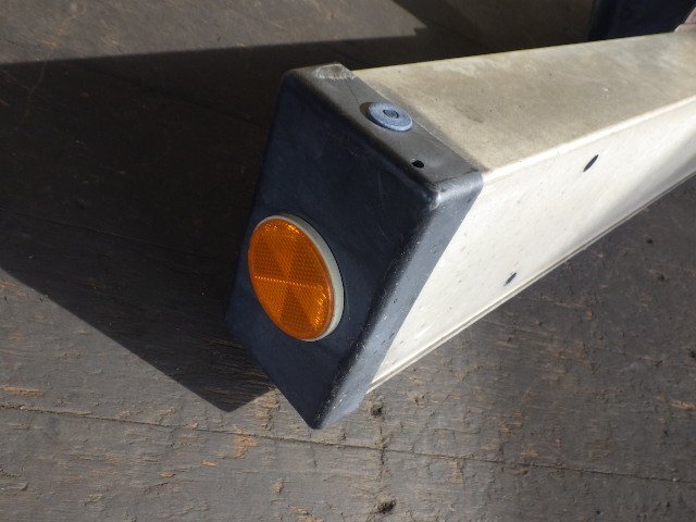 Yahoo!オークション - r754-139 アルミ製 リアバンパー 追突防止 ブラ...