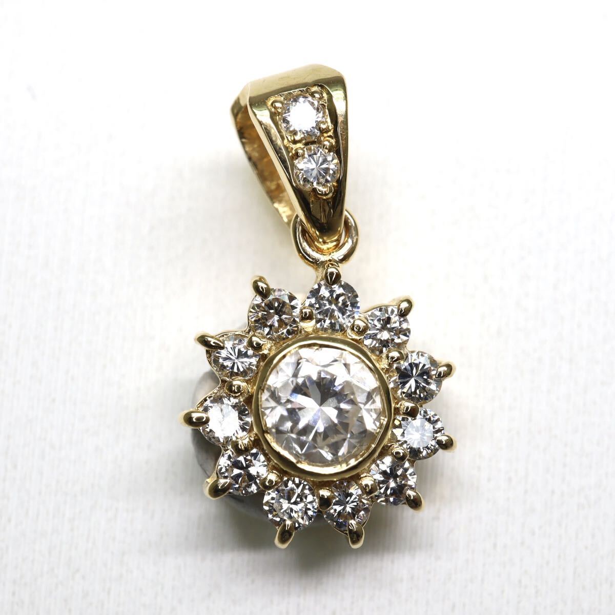 K18 0.27/0.25ct 天然ダイヤモンドペンダントトップ S X59 約1.2g diamond necklace top ペンダント ジュエリー EB3/EB9(ダイヤモンド)｜売買 ...