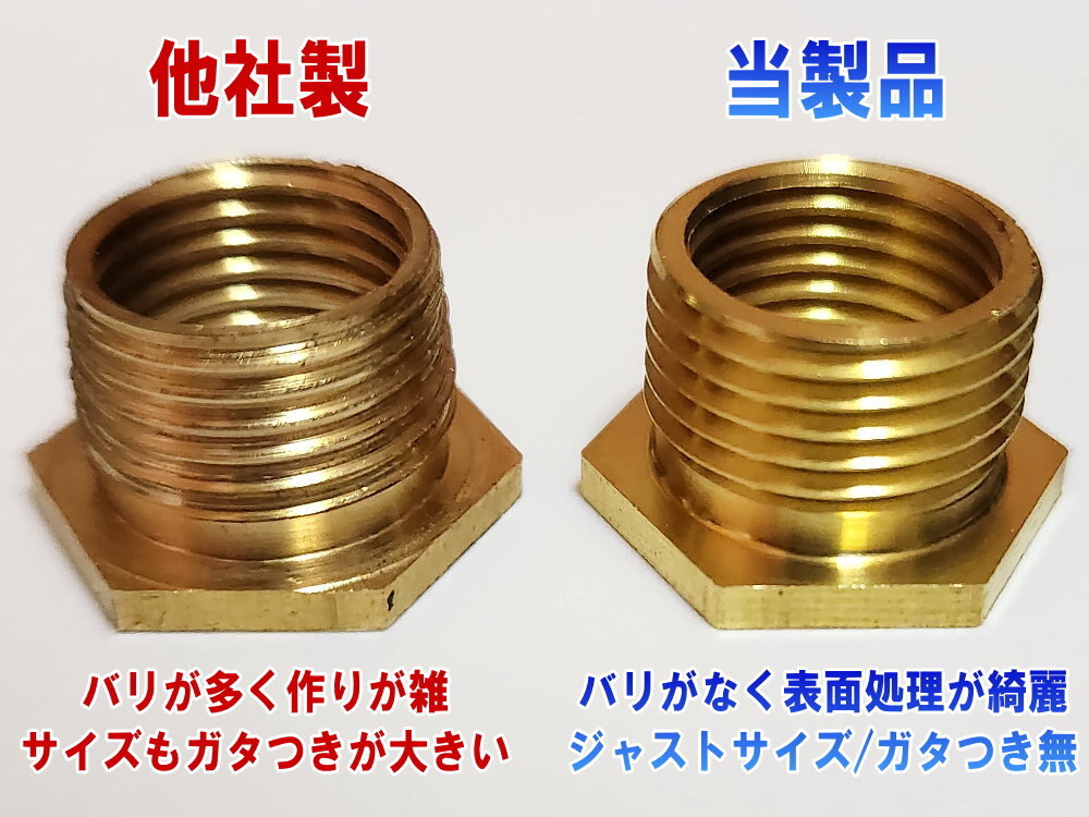 CO2レギュレーター 変換アダプター M15 P1.25 → 1/2-20UNF グリーンガス74g テトラ規格38g ガス変換 アタッチメント アダプタ コネクター(ガスガン)｜売買された ...