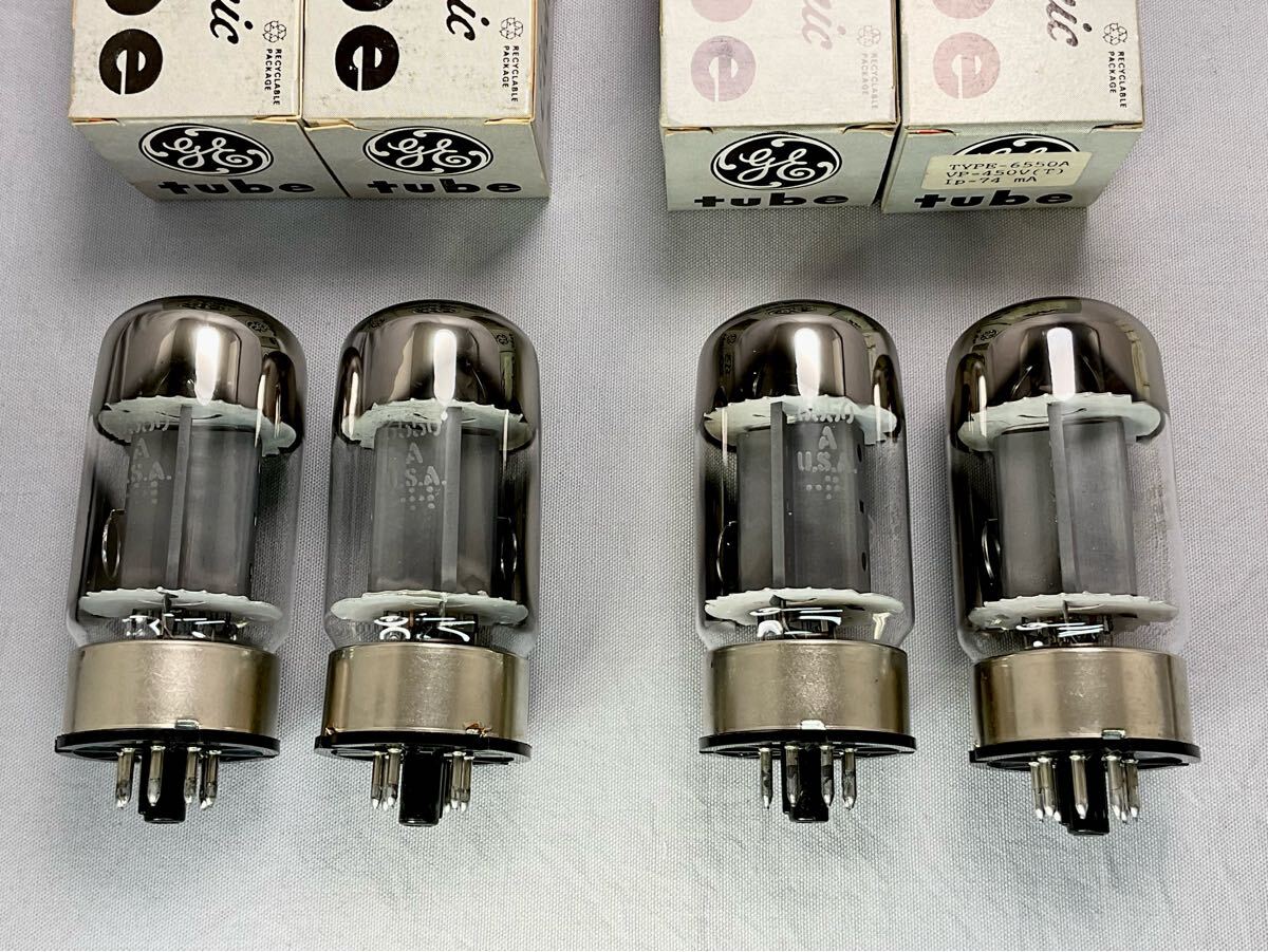 Yahoo!オークション - GE 6550A 4本 NOS