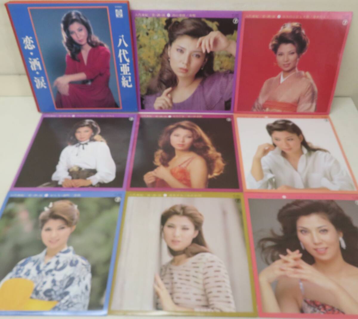 Yahoo!オークション - A00613192/ 1F2088 / LP8枚組BOX/八代亜紀「絶唱...
