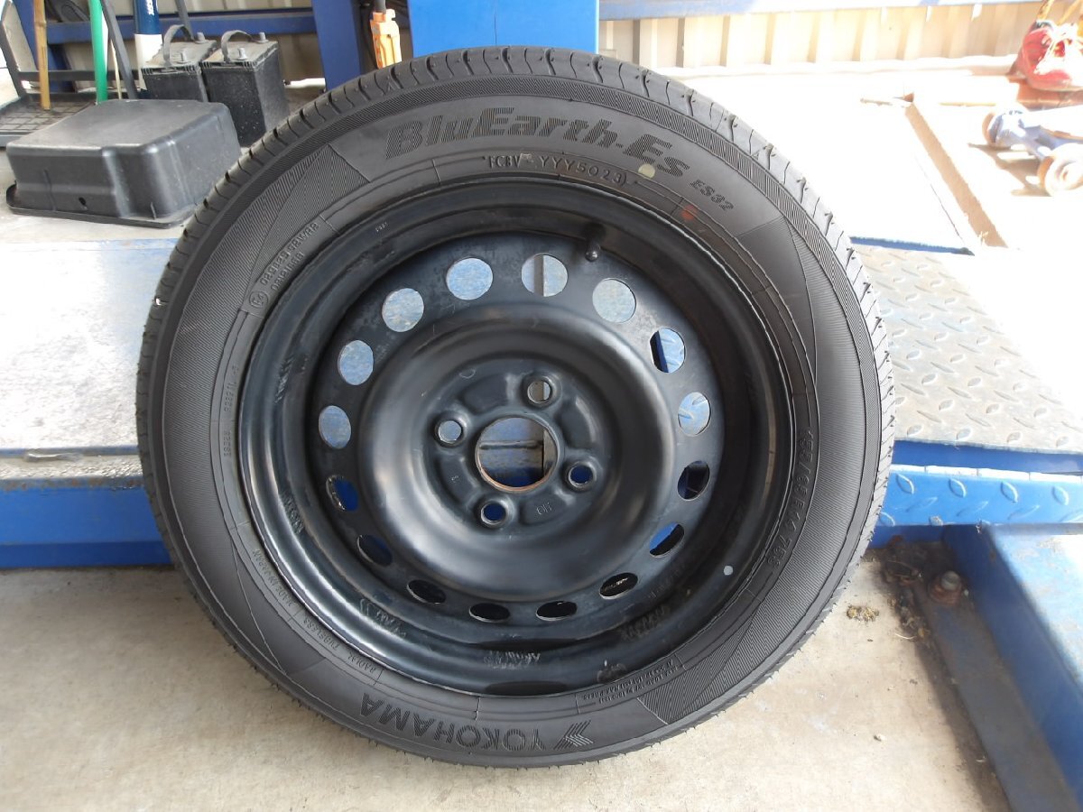 Yahoo!オークション - (R07/09/09-3) Φ 14インチ / 純正スチールホイ...