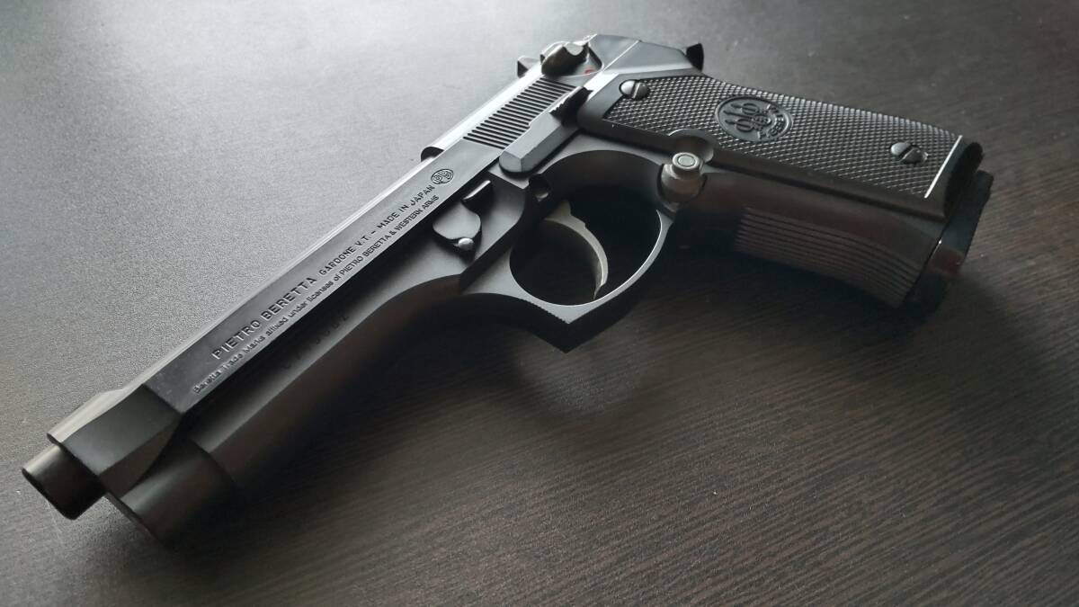 Yahoo!オークション - レア デジコン M92F JAPAN刻印 固定スライド ベ...