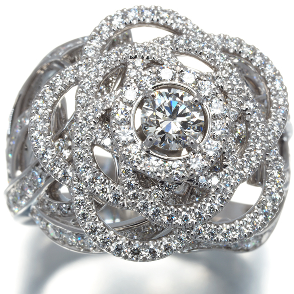 Yahoo!オークション - シャネル リング ダイヤ ダイヤモンド 0.30ct F ...