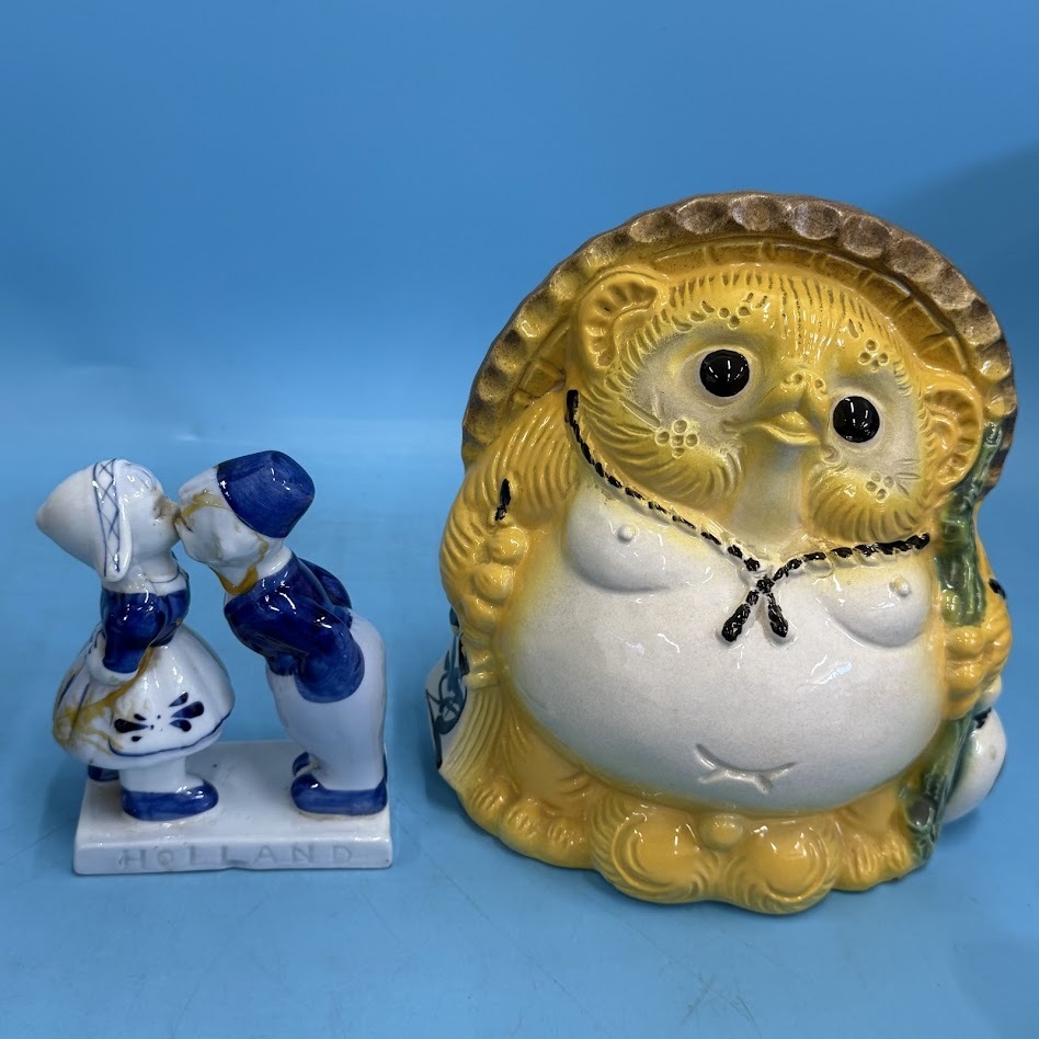 Yahoo!オークション - 【B471-9】こけし 木彫りの熊 舵輪 置物 地方の...