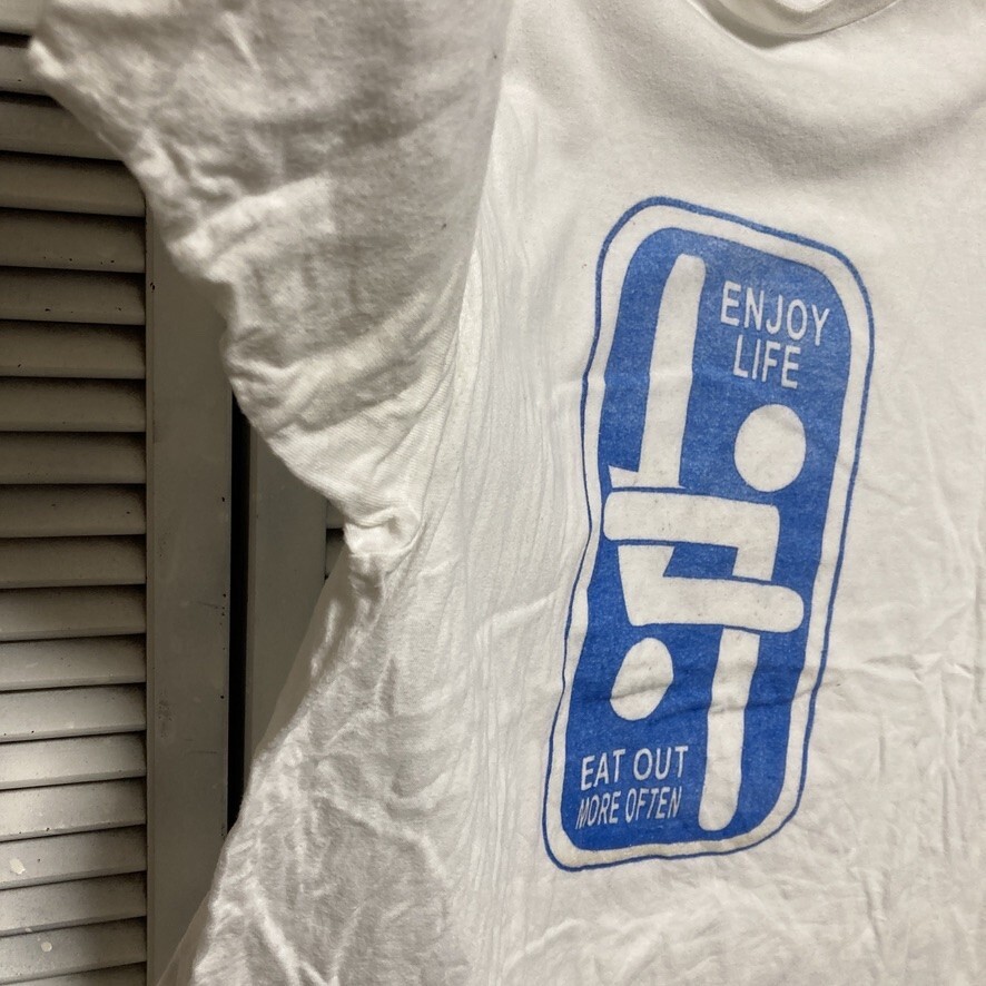 Yahoo!オークション - BLYT 1円スタート 白 エロ Tシャツ ピクトグラム...