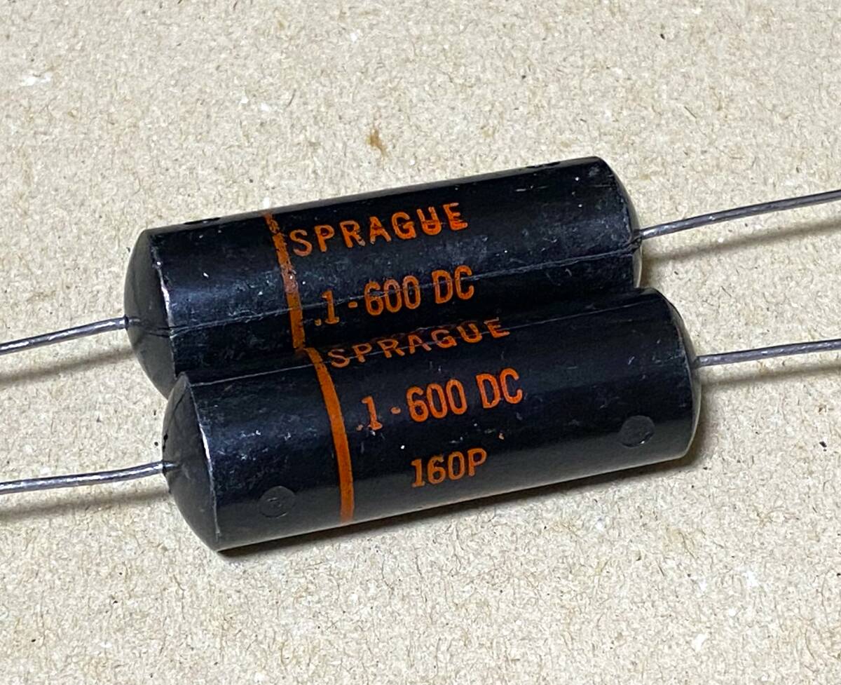Yahoo!オークション - SPRAGUE Black Beauty 0.1uf 600V 160P 2本 スプ...
