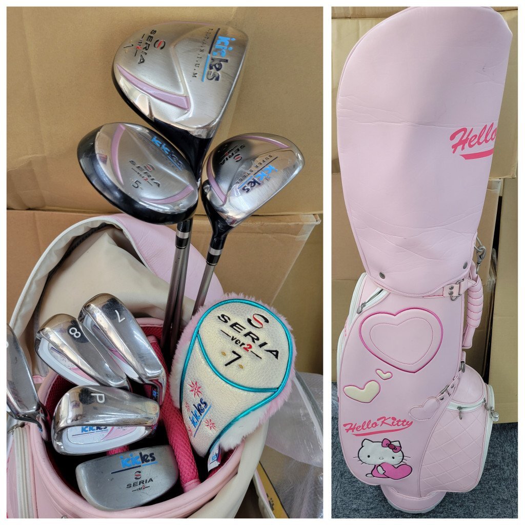 Yahoo!オークション - SERIA icicles レディースゴルフセット クラブ8...