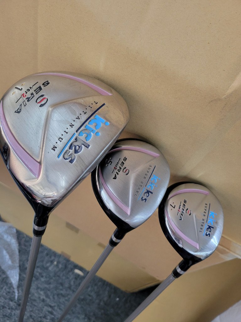 Yahoo!オークション - SERIA icicles レディースゴルフセット クラブ8...