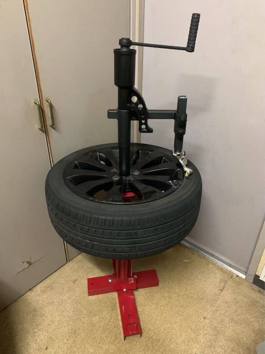 Yahoo!オークション - タイヤチェンジャー 2way方式 手動ギアレンチ仕...