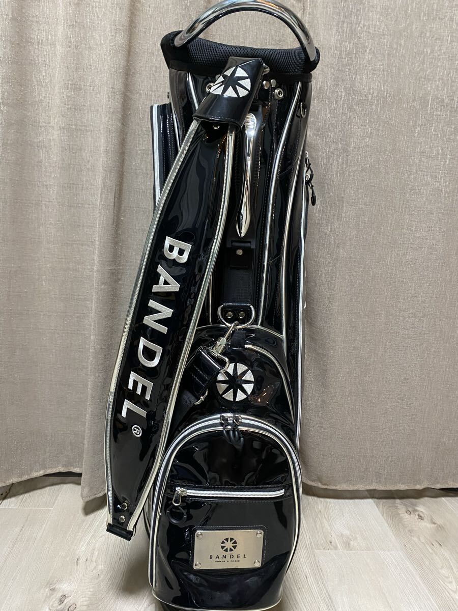 BANDELスタンド式キャディバッグ 黒エナメル(その他)｜売買されたオークション情報、yahooの商品情報をアーカイブ公開 - オークファン（aucfan.com）