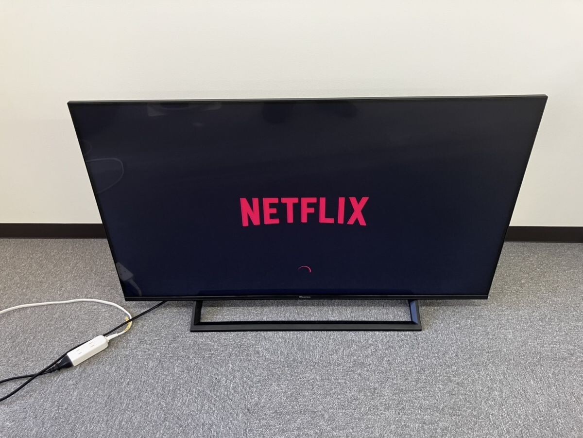 Yahoo!オークション - N028-HR1-212 Hisense ハイセンス 43E6800 43V型...