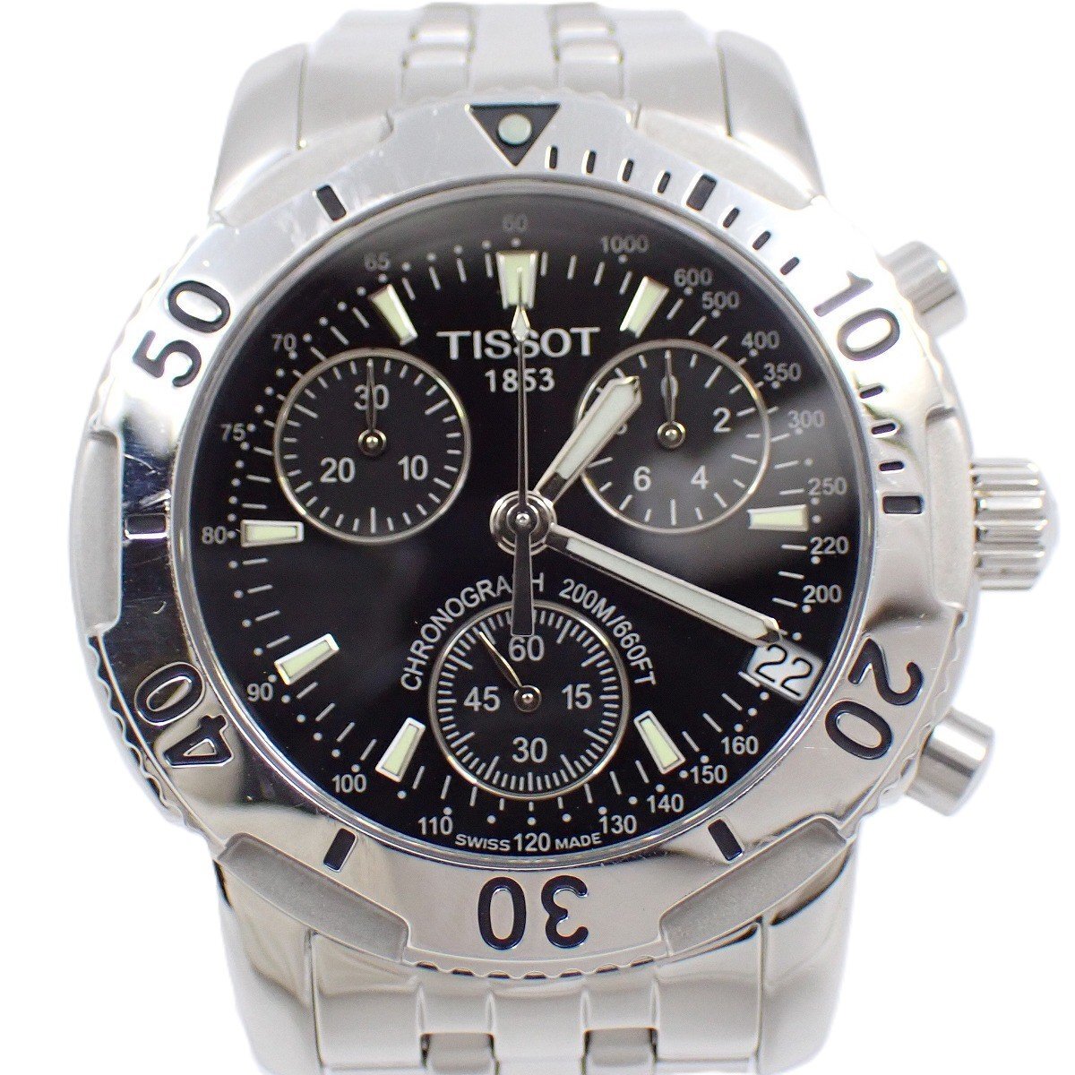 Yahoo!オークション - TISSOT ティソ PRS200 クロノグラフ クォーツ メ...