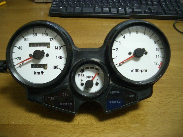 Yahoo!オークション - H02 CB1000SF CBX400F ホワイトメーターシート