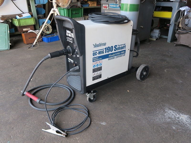 Yahoo!オークション - ヤシマ 半自動溶接機 YMI－190S アルゴン...