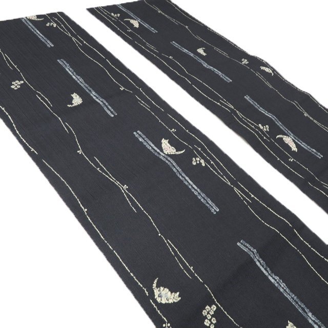 Yahoo!オークション - 袋帯 未使用 正絹 カジュアル 仕立て上がり 全通...