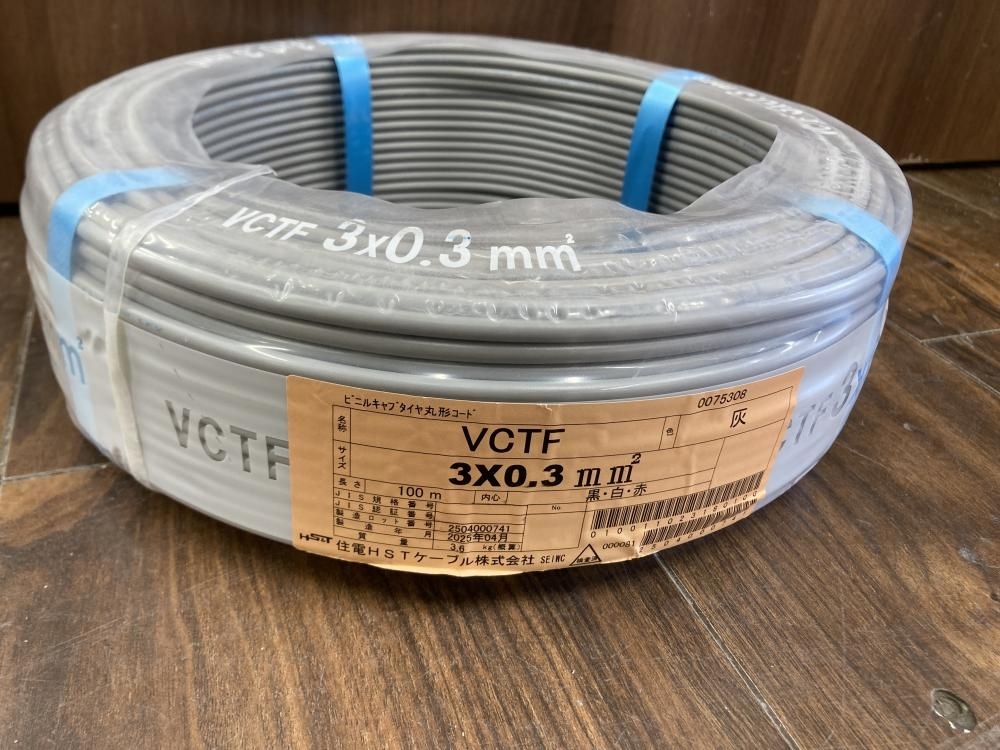 Yahoo!オークション - 006 未使用品・即決価格 住電 VCTFケーブル 3×0...