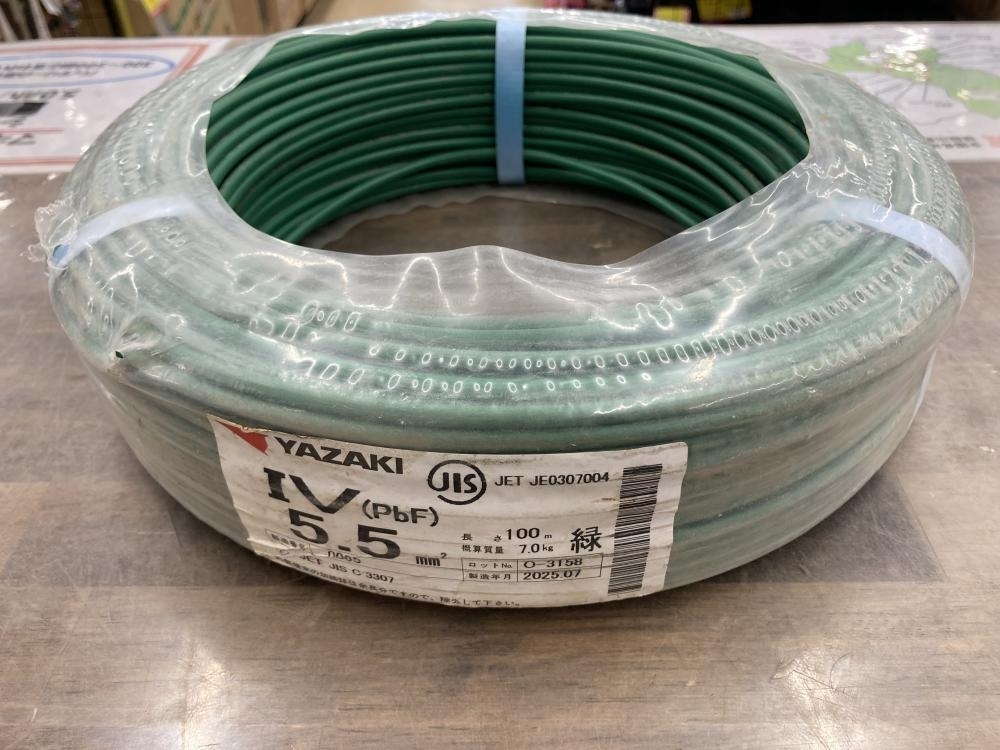 Yahoo!オークション - 022 未使用品・即決価格 矢崎電線 IVケーブル 1...