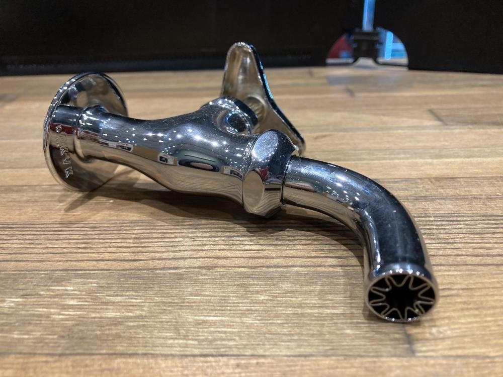 Yahoo!オークション - 024 おすすめ商品 KVK 横水栓13(吐水口回転) K11...