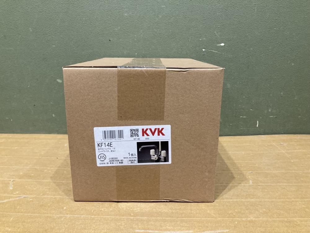 Yahoo!オークション - 021 未開封品 KVK 2ハンドルシャワー混合水栓 KF...