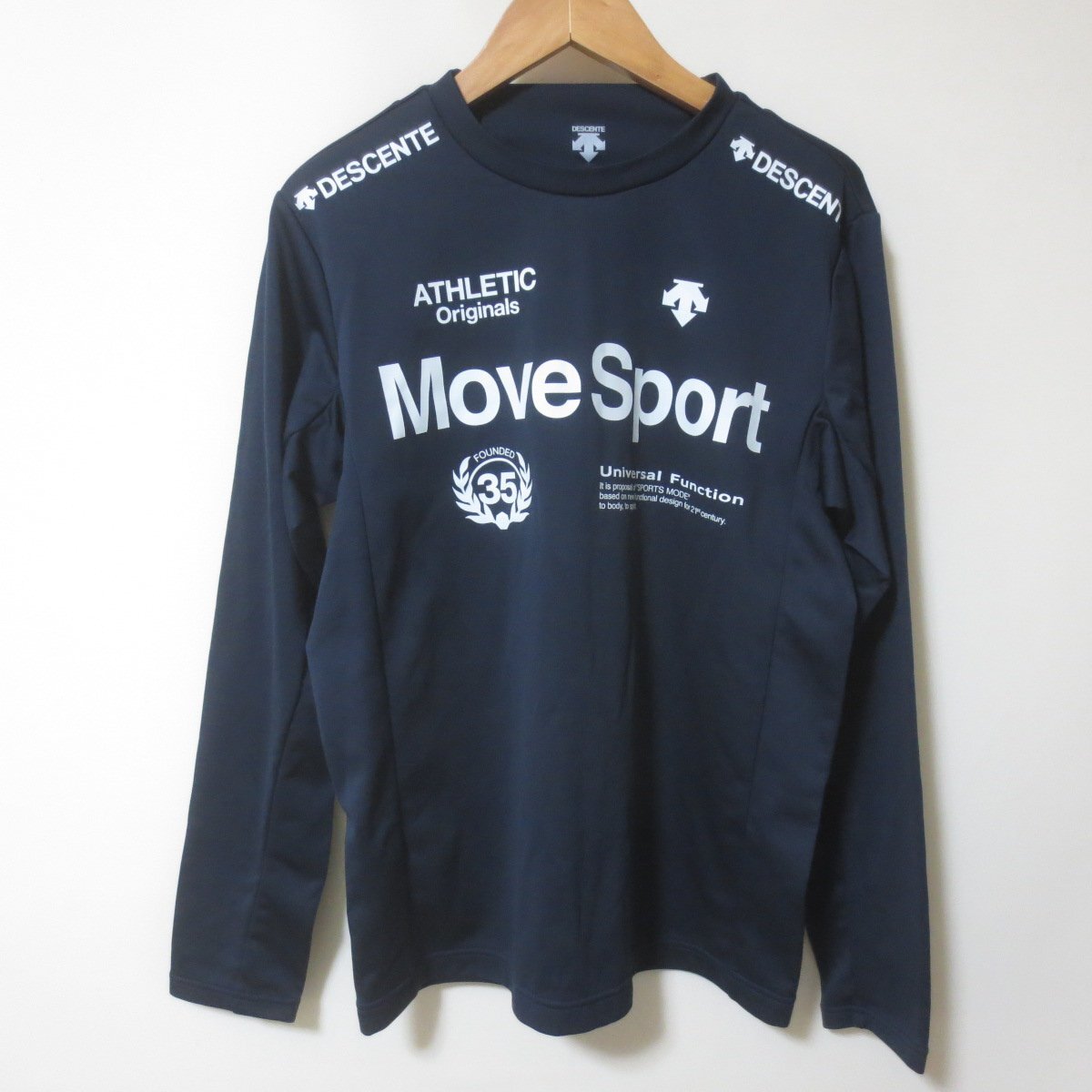 Yahoo!オークション - C722 DESCENTE デサント 長袖シャツ HEAT NAVI D...