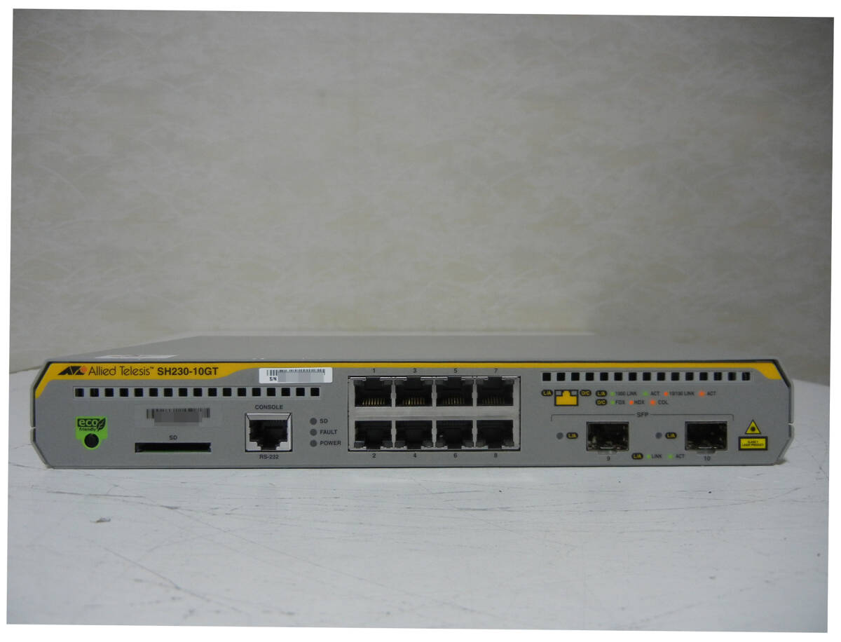 Yahoo!オークション - 《》Allied Telesis AT-SH230-10GT レイヤー2plu...