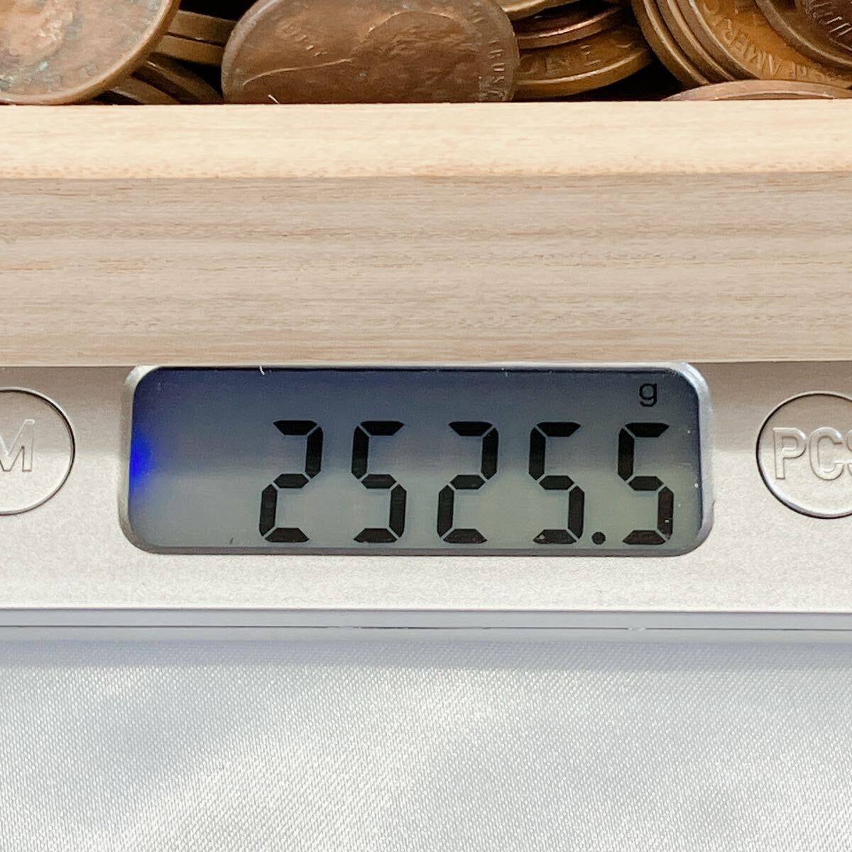 Yahoo!オークション - 約2.5kg アメリカ 1セント 大量まとめ 外国コイ...