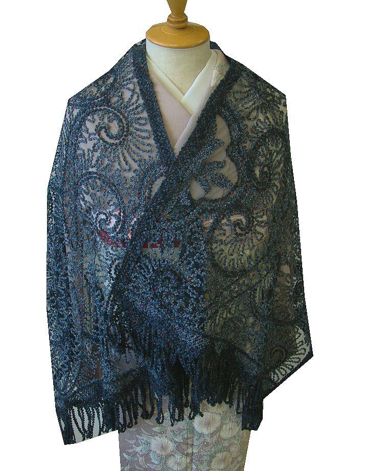 Yahoo!オークション - 時代屋 無月 MUGETU ショール 正絹 仕立上り A36...