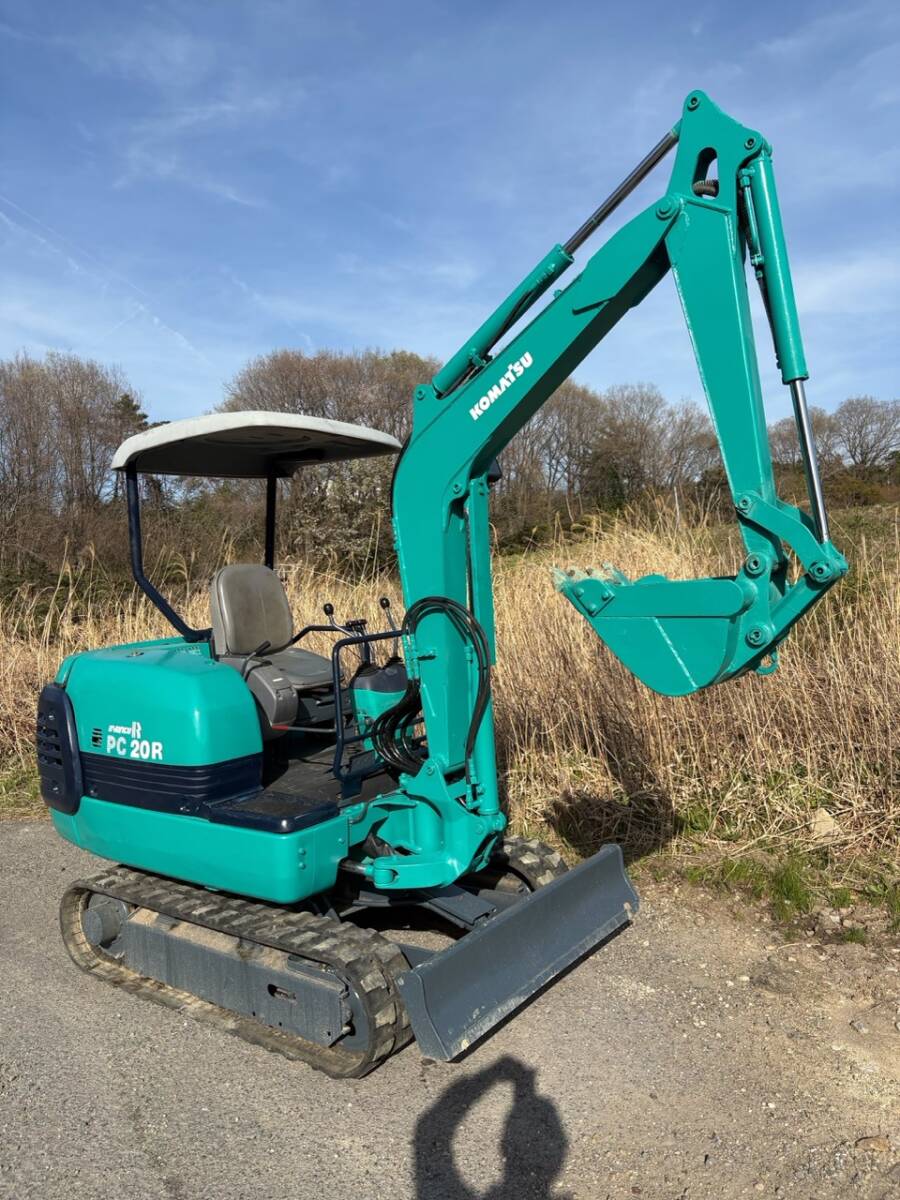 Yahoo!オークション - コマツ PC20R-8 油圧ショベル ゴムキャタ 倍速 K...