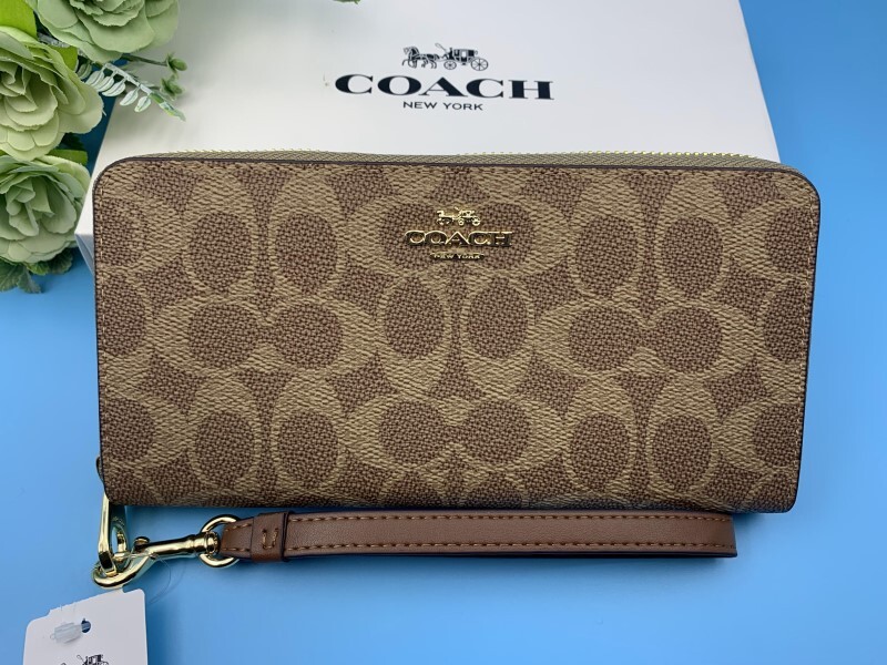 コーチ COACH 長財布 シグネチャー アコーディオン ウォレット プレゼント ラウンドファスナー 男女兼用 C4452 A371(女性用財布)｜売買されたオークション情報、yahooの商品 ...