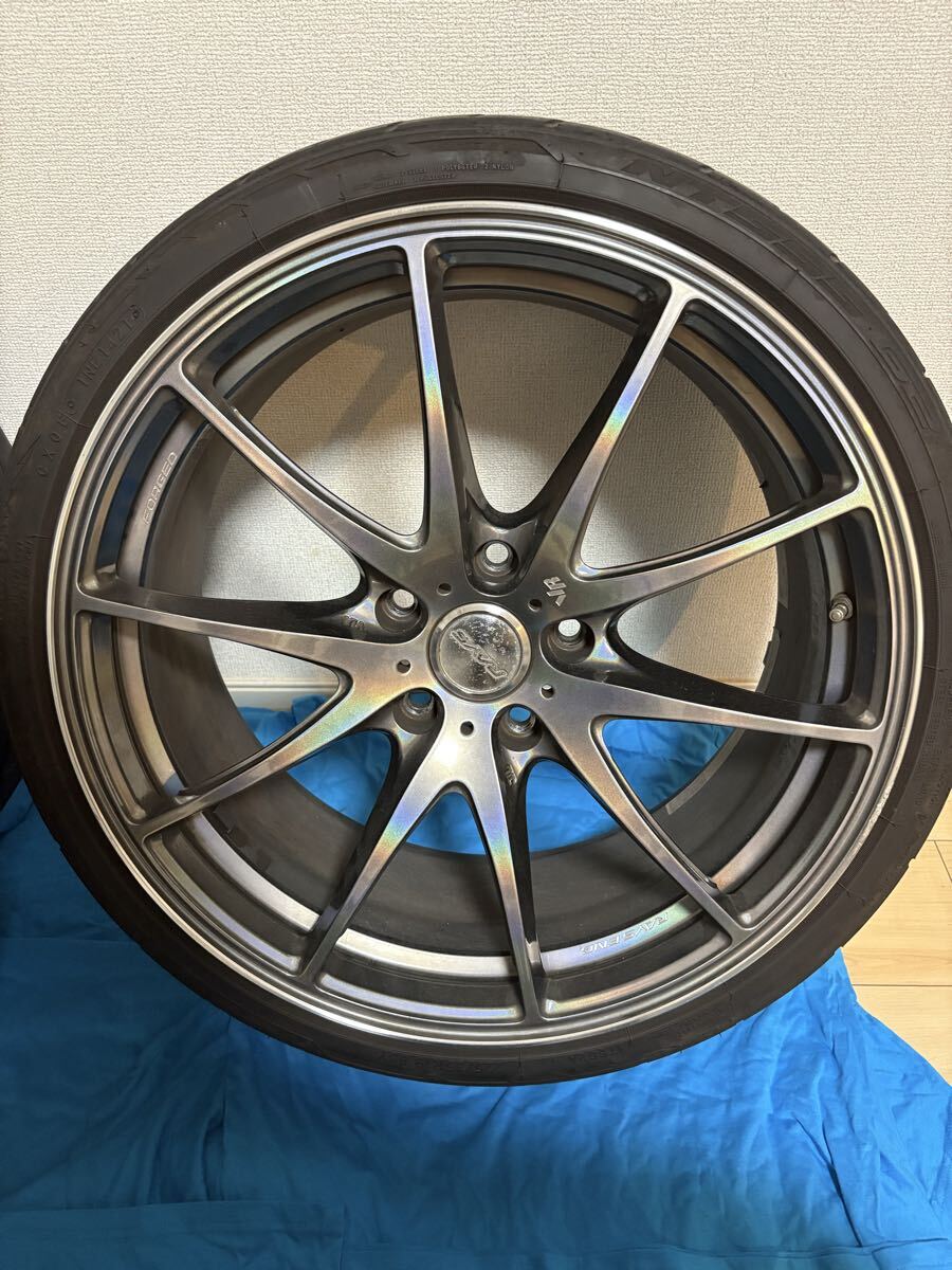 Yahoo!オークション - RAYS G25 PDカラー PCD120 8.5j+36/19 9.5j+35/1...