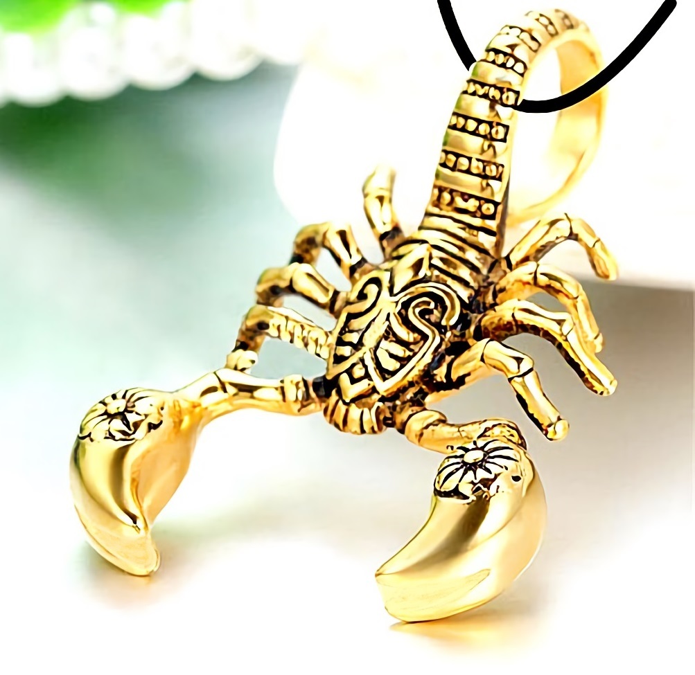 Yahoo!オークション - 新品 送料無料 黄金の蠍 華紋ハサミ スコーピオ...