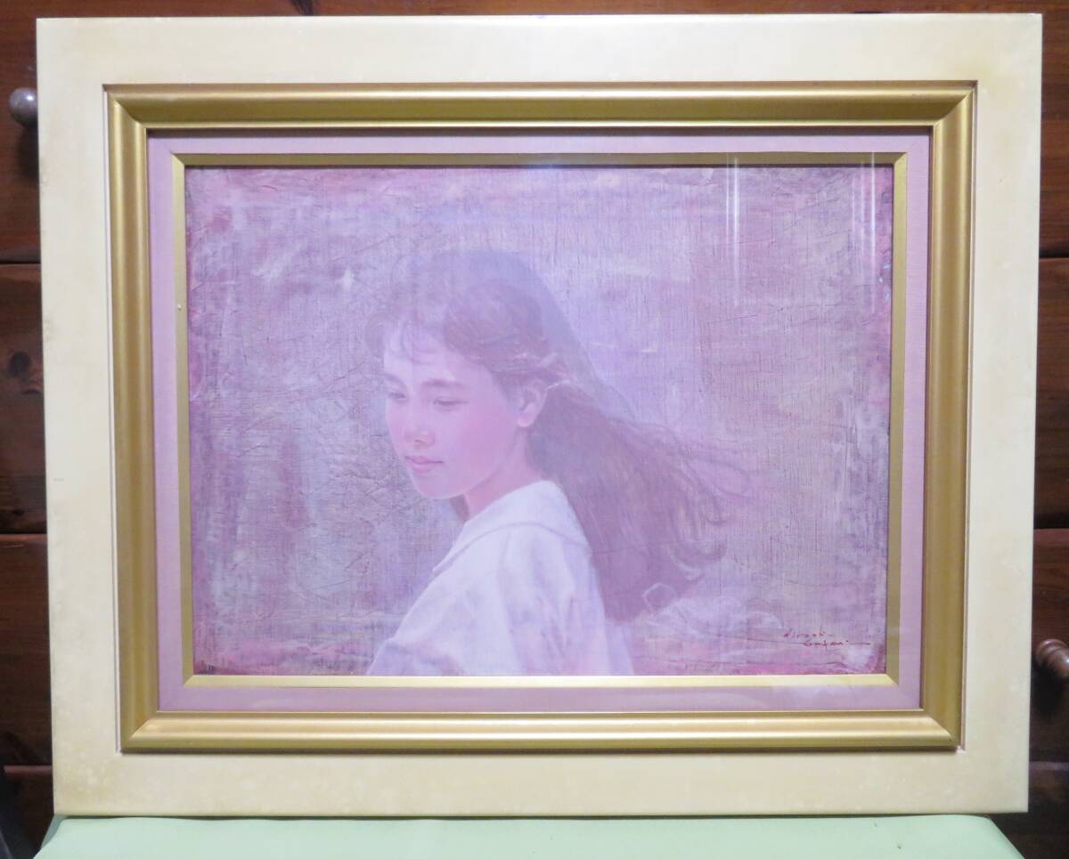 Yahoo!オークション - 魚谷洋 「風の調べ」 油彩P8号 1992年制作 現...