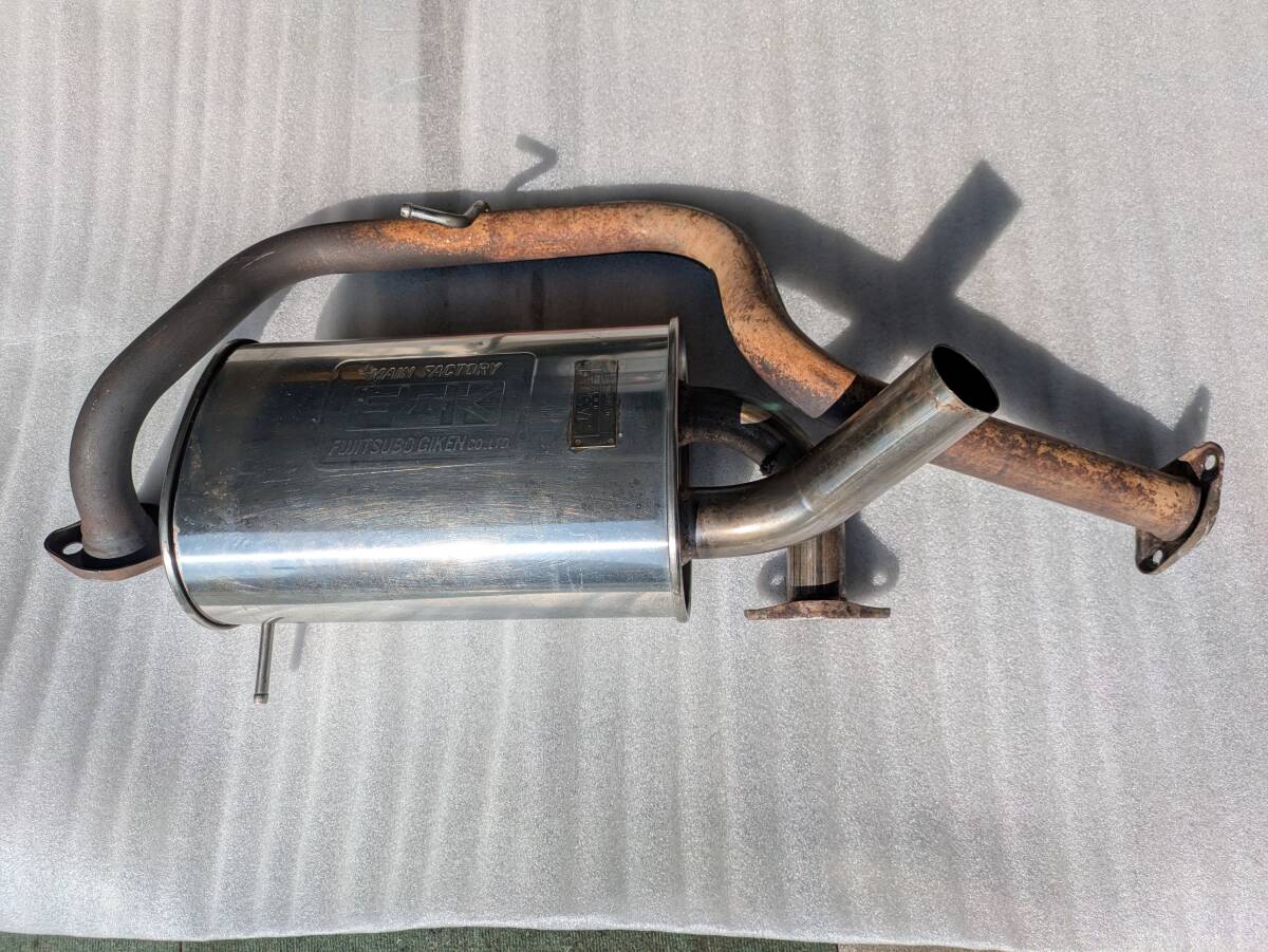 Yahoo!オークション - 中古 フジツボ HM2 バモス NA 4WD MT用 社外マフ...