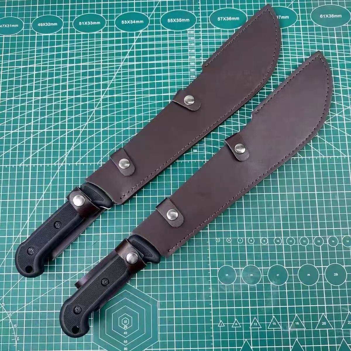 Yahoo!オークション - 全長48.6cm 大型サバイバルナイフ 刃厚5.3mmシー...