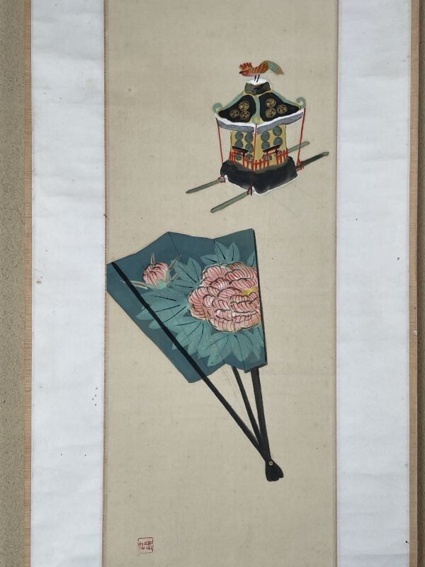 Yahoo!オークション - 【真作】T》浮世絵師 名取春仙 絹本飾り絵三幅対...