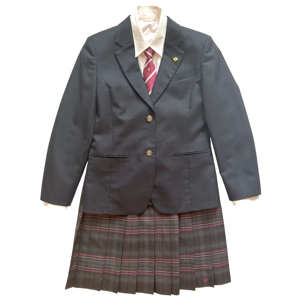 Yahoo!オークション - 制服上下5点 | ブレザー 長袖シャツ ネクタイ 校...