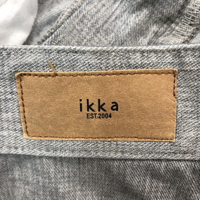 Yahoo!オークション - 2501F-037 メンズ ikka イッカ グレー スラック...