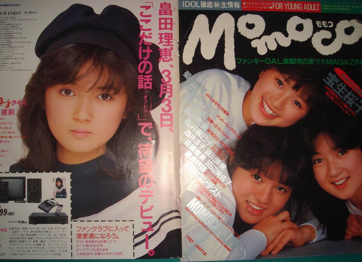 Yahoo!オークション - 貴重10P 畠田理恵 当時物切り抜き No.17 442 A4...