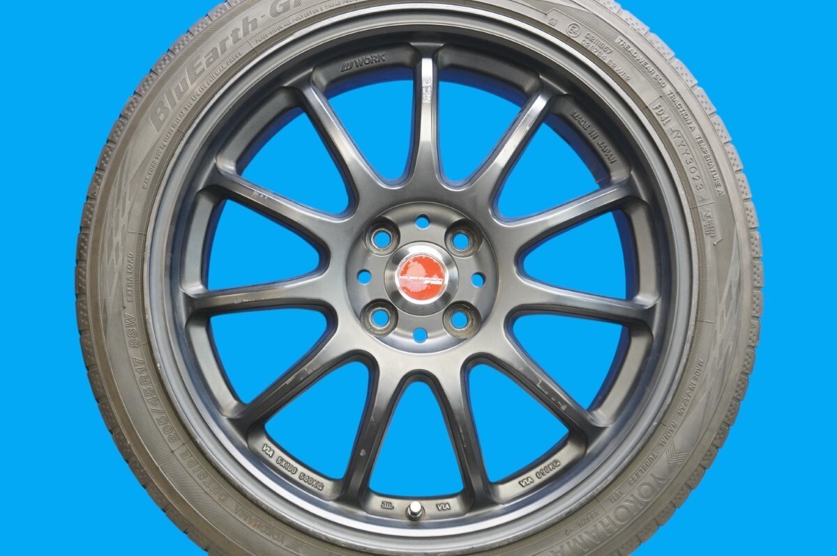 Yahoo!オークション - ワーク エモーション11R＋23年製ブルーアースGT ...