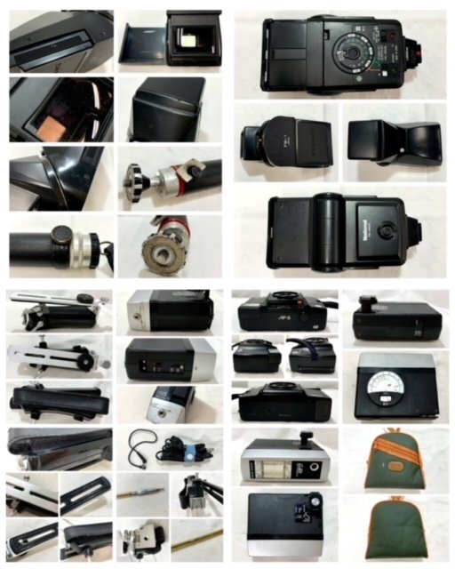 品/動作未確認 約9点set カメラ等まとめ ミノルタHI-MATIC/ニコンTW ZOOM 85/ミノルタAF-S/ヤシカminister-700他 送料別 TD1671(フィルムカメラ ...