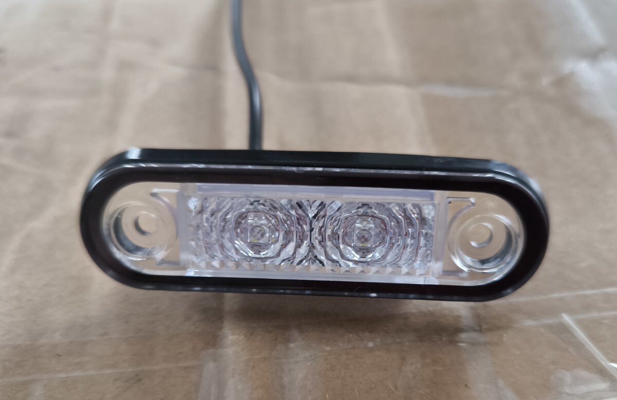 Yahoo!オークション - サイドマーカー 埋込マーカー2led ホワイト 10個...