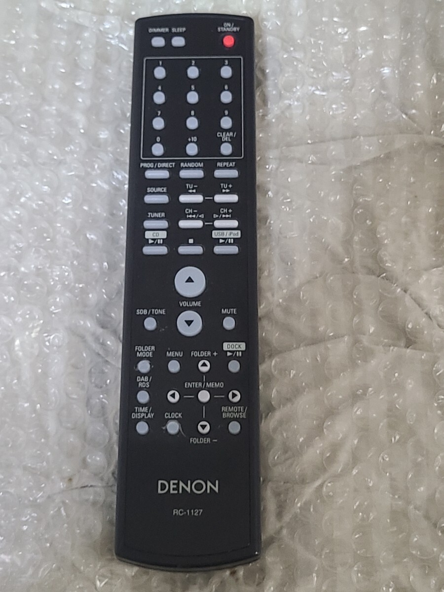 DENON/デノン オーディオ用リモコン RC-1127(リモコン)｜売買されたオークション情報、yahooの商品情報をアーカイブ公開 - オークファン（aucfan.com）