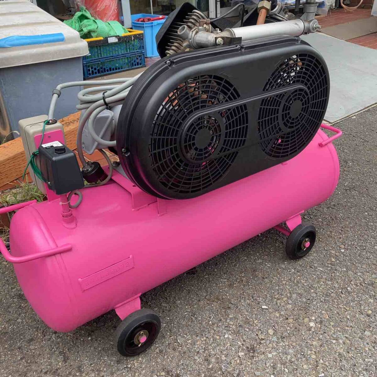 Yahoo!オークション - アネスト岩田 エアーコンプレッサ IC-2B 50Hz