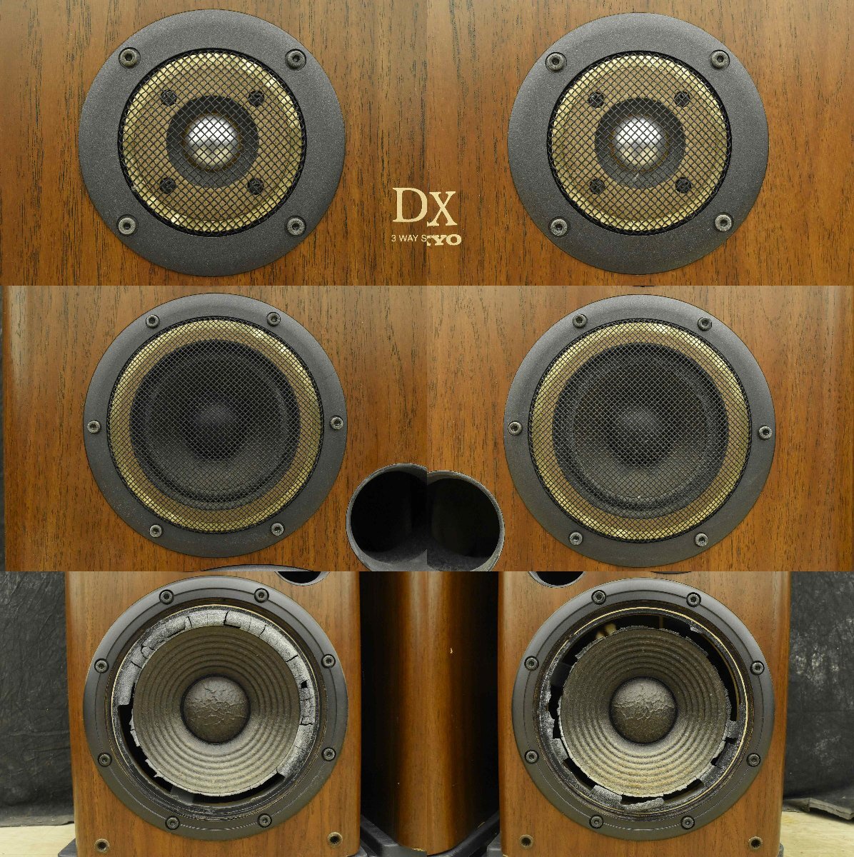 Yahoo!オークション - 【C】ONKYO D-77FRX スピーカー ペア オンキョー...