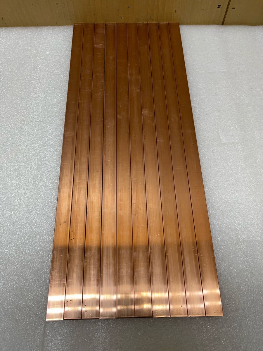 Yahoo!オークション - RE3740 銅板 10点まとめ 長さ約45.2cm 幅約1.8cm...