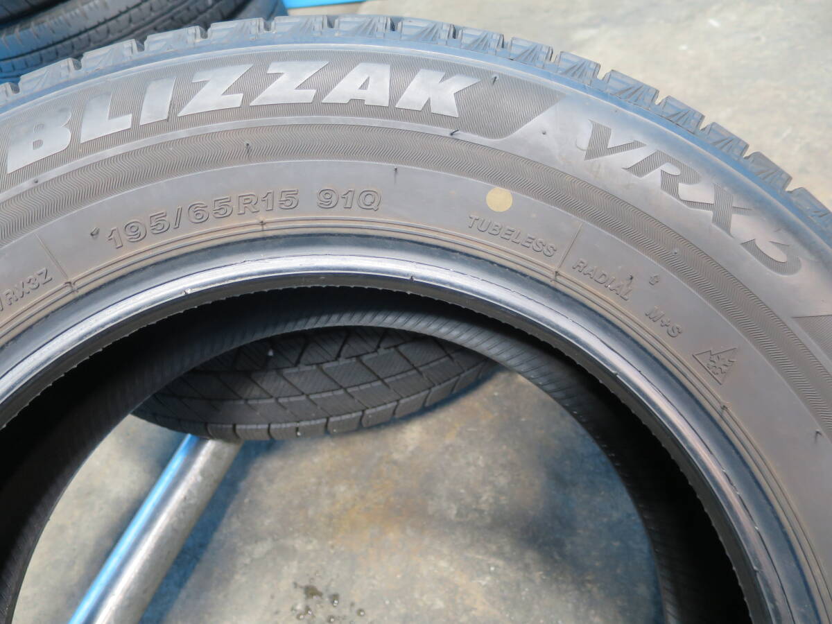Yahoo!オークション - 【21年製】 BRIDGESTONE BLIZZAK VRX3 195/65R15...